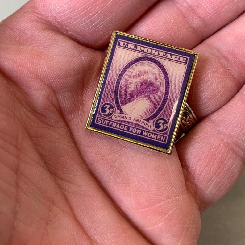 Womens Suffrage Jewelry Vintage-style Susan B. Anthony Pin - Etsy