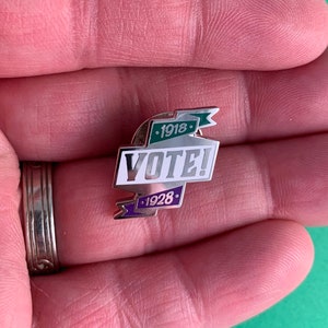 Women's Suffrage Pin -- UK Women's History Hard Enamel Pin -- Feminist ...