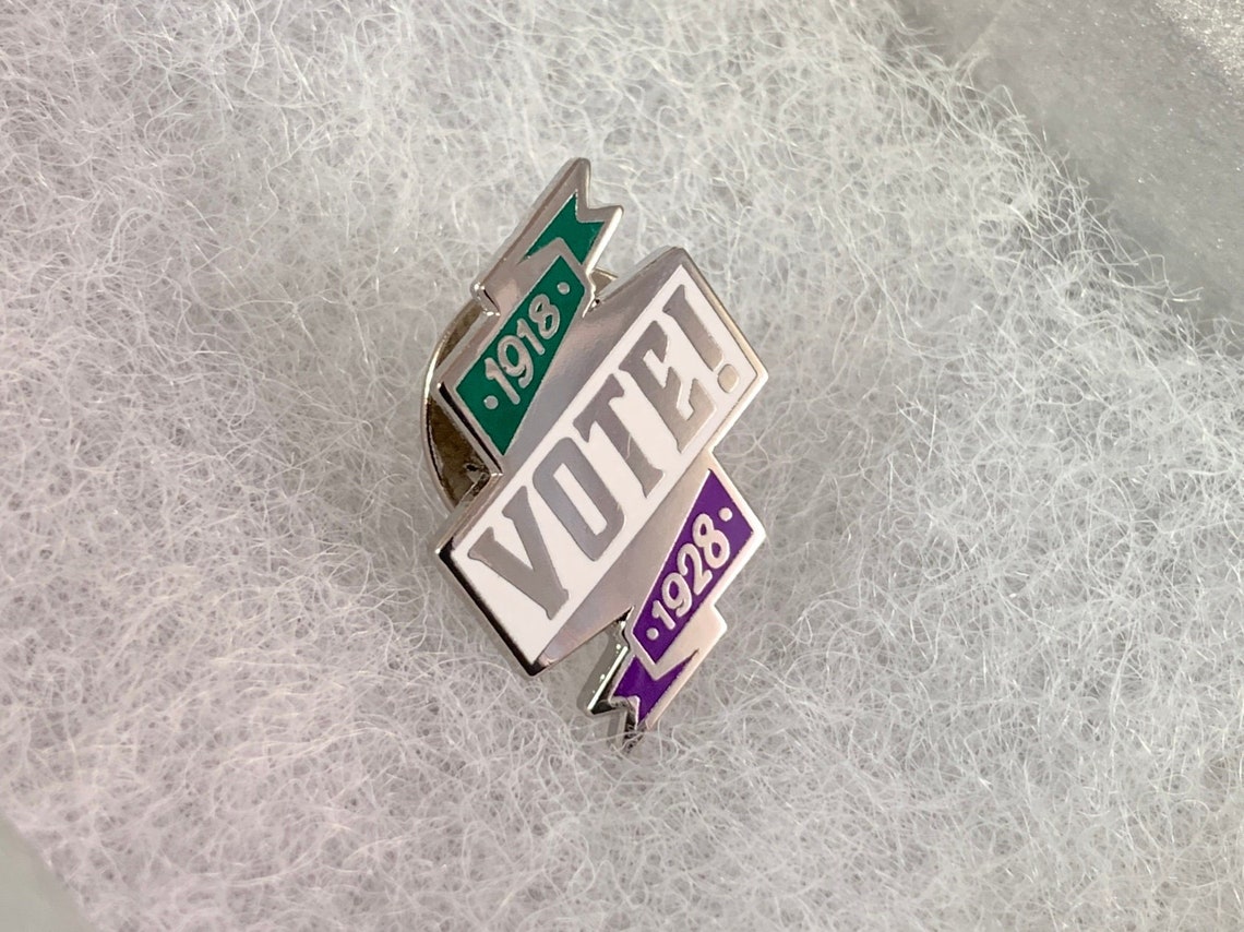 Women's Suffrage Pin UK Women's History Hard Enamel | Etsy