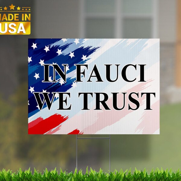 In Fauci We Trust - Etsy
