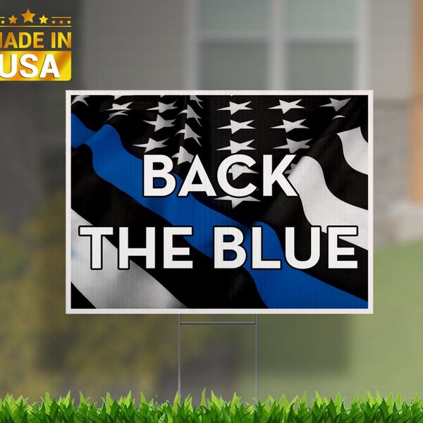 Back the Blue - Etsy