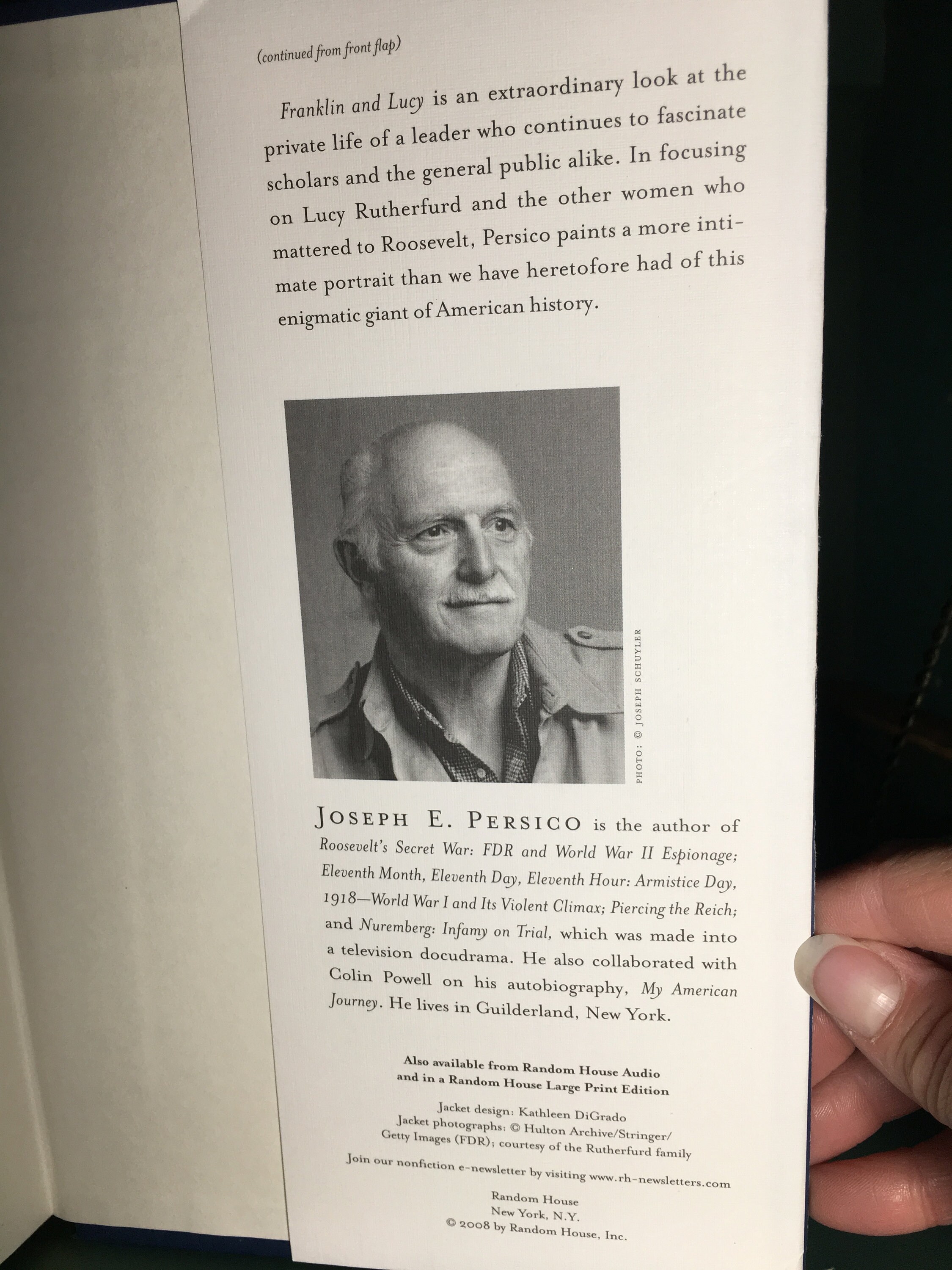 Franklin & Lucy by Joseph E. Persico Hardcover Jacketed Book - Etsy