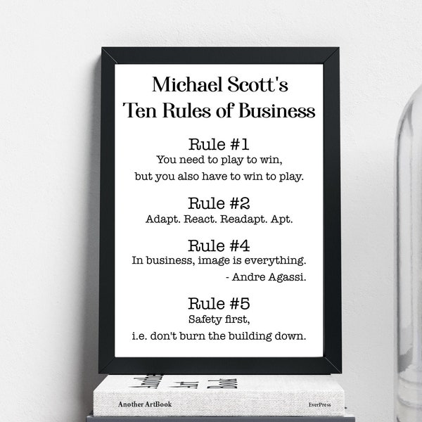 Funny Office Rules - Etsy