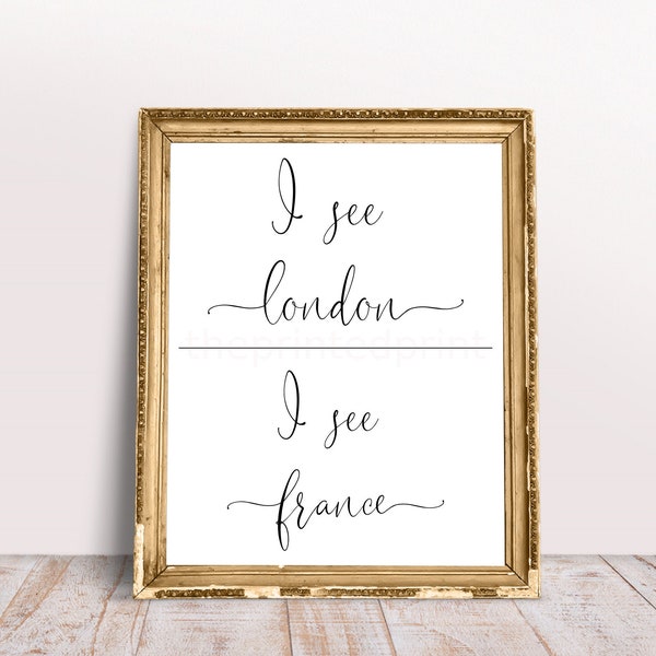 I See London I See France - Etsy