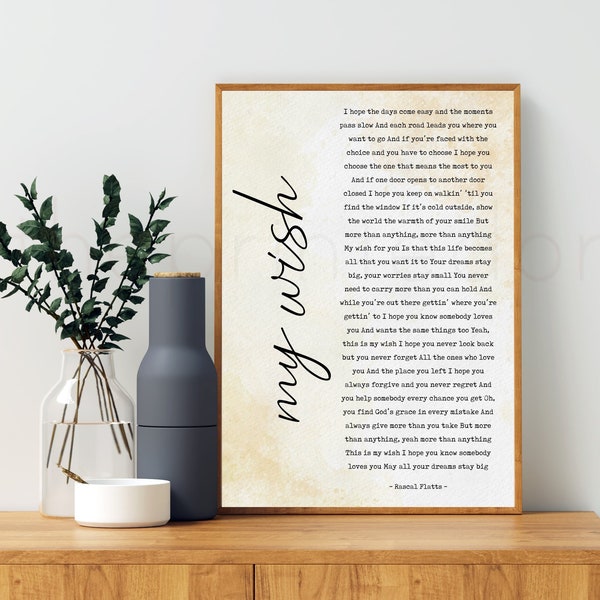 Custom Song Lyrics - Etsy