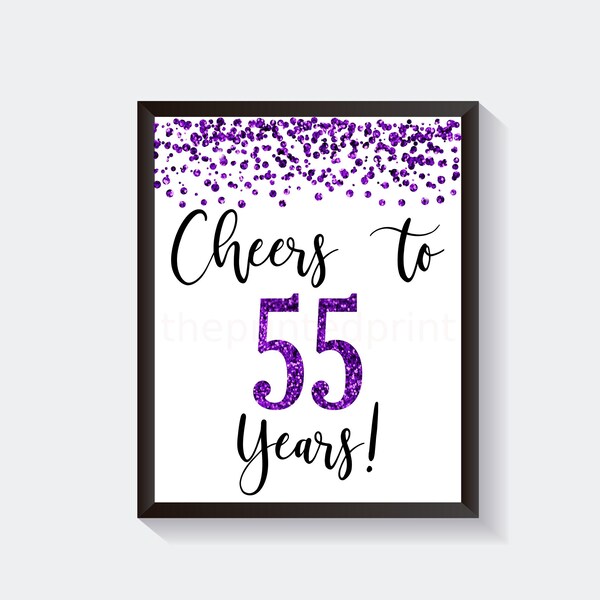 55th Birthday - Etsy