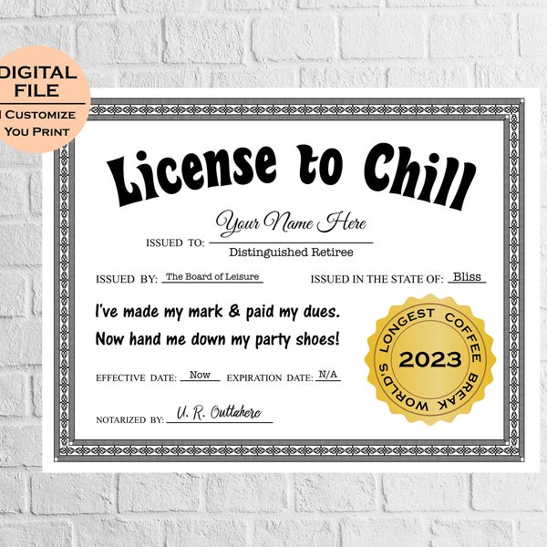 Retirement Printable - Etsy