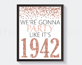1942 Sign Printable - Etsy