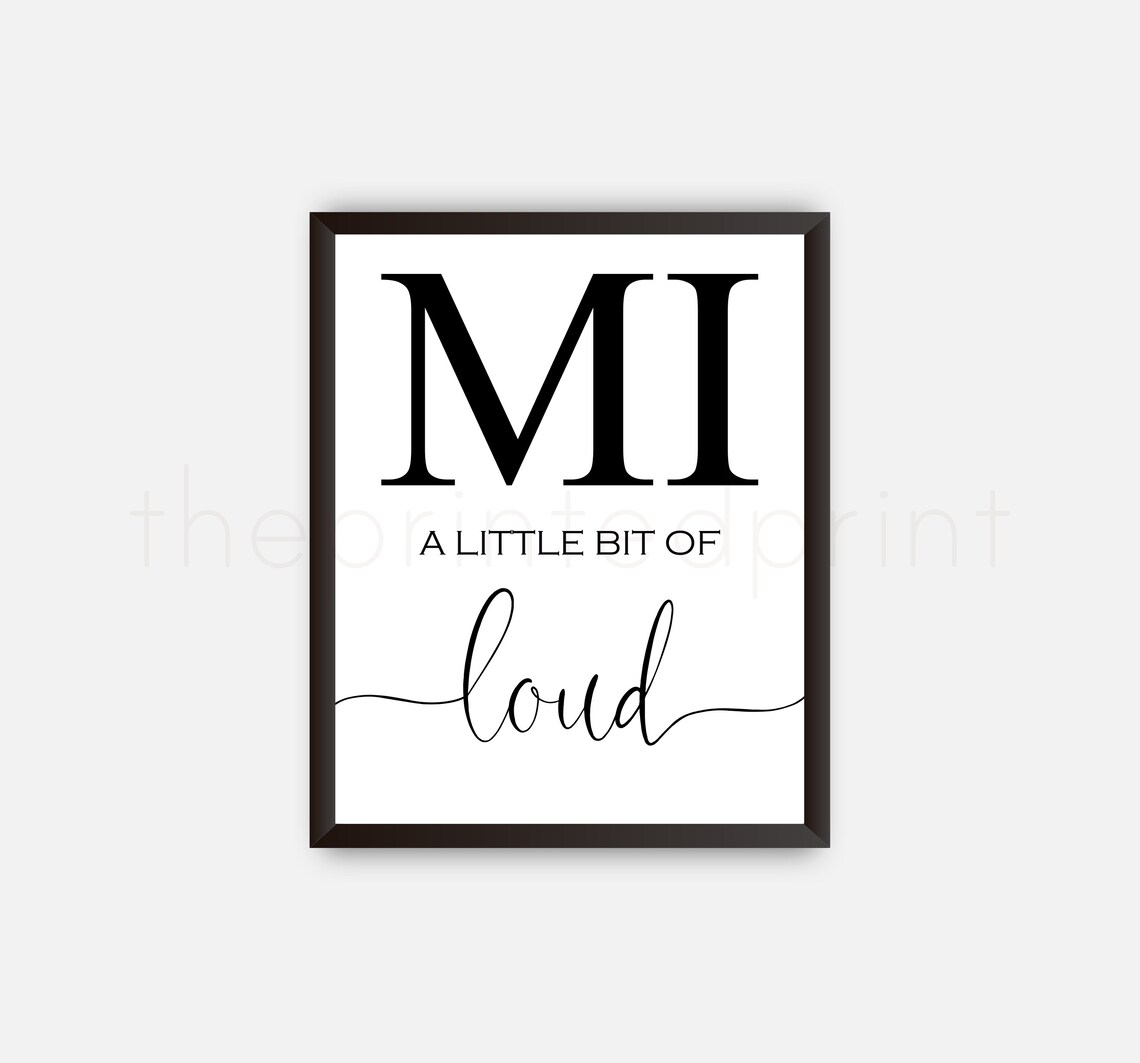 Crazy Loud Love Print Set Family Decor Prints Art for the - Etsy