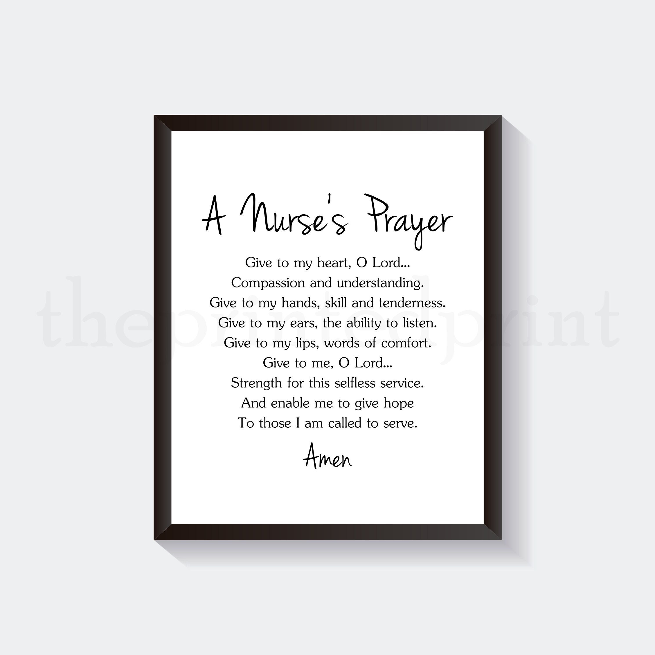 Nursing Prayer