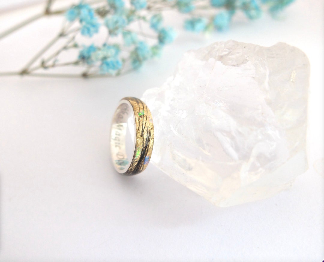 Lock of Hair Ring Hair Memorial Ring Ring Pet Loss - Etsy
