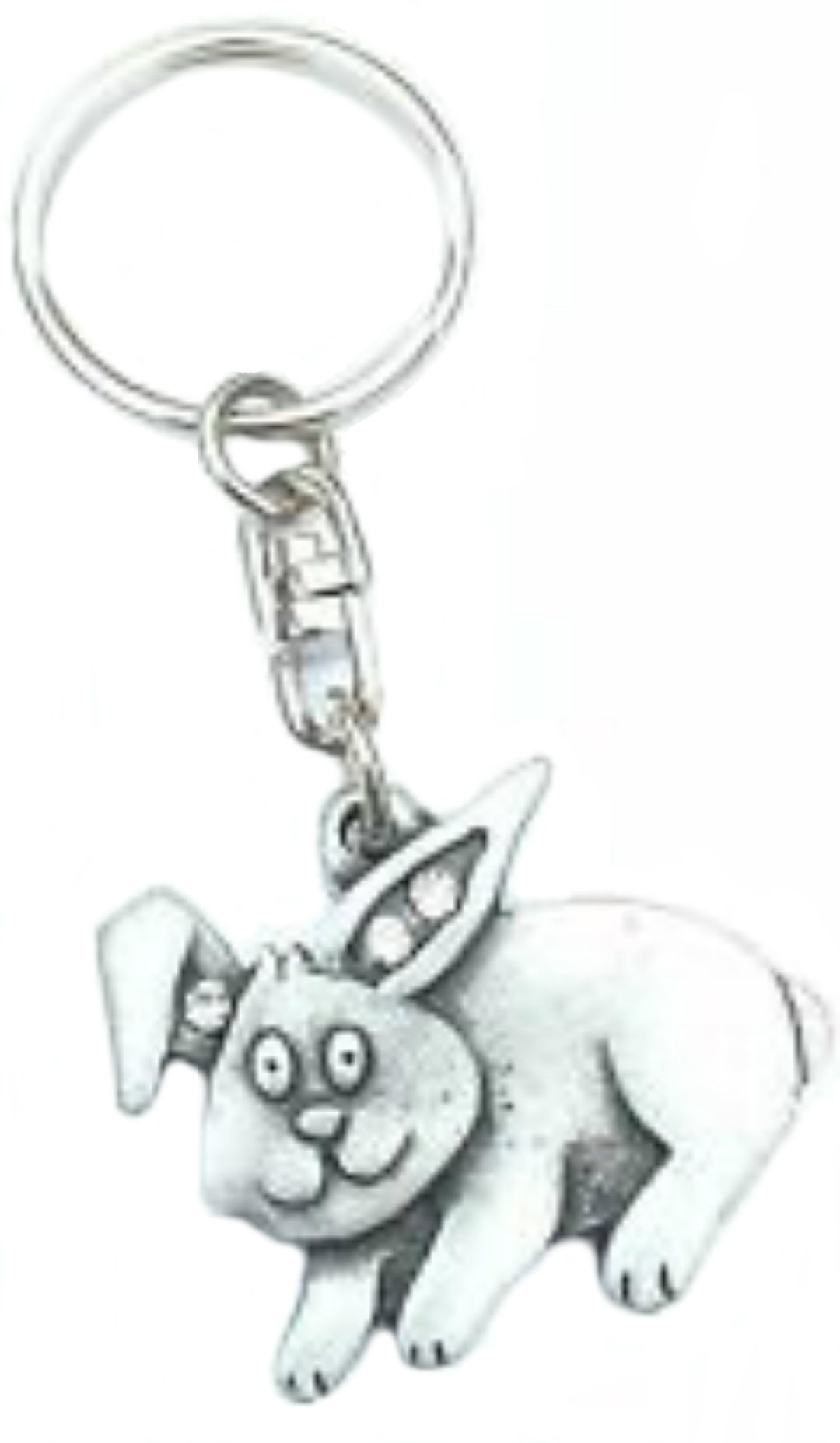 Rabbit Keyring keychain Handmade in England From Fine - Etsy