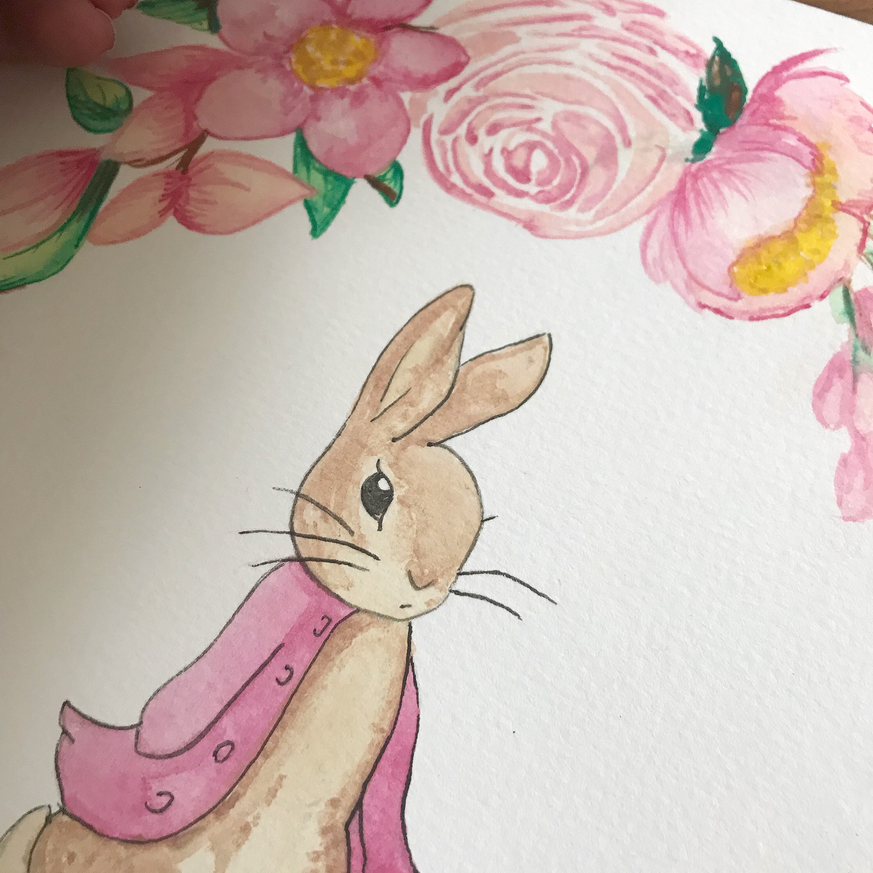 Flopsy Rabbit Room Print Personalised Flopsy Bunny - Etsy UK