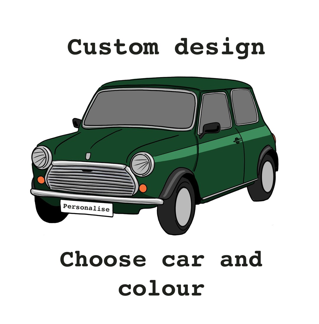 Custom Car Print, Drawing of Car From Photo, Car Art - Etsy UK
