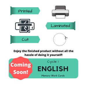English Grammar Memory Work Cards, CYCLE 1 - Etsy