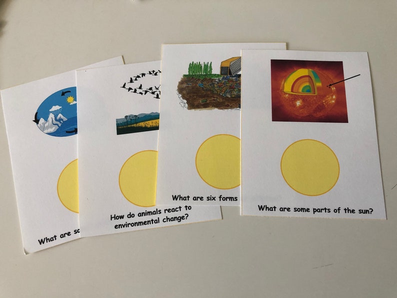 Science Memory Work Cards Cycle 2 - Etsy