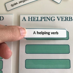 English Grammar Memory Work Cards, CYCLE 1 - Etsy