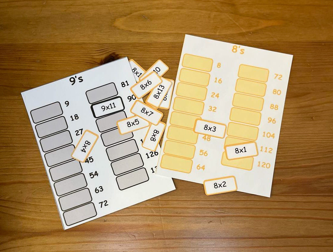 Math Grammar Memory Cards CYCLES 12 & 3 DIGITAL DOWNLOAD - Etsy