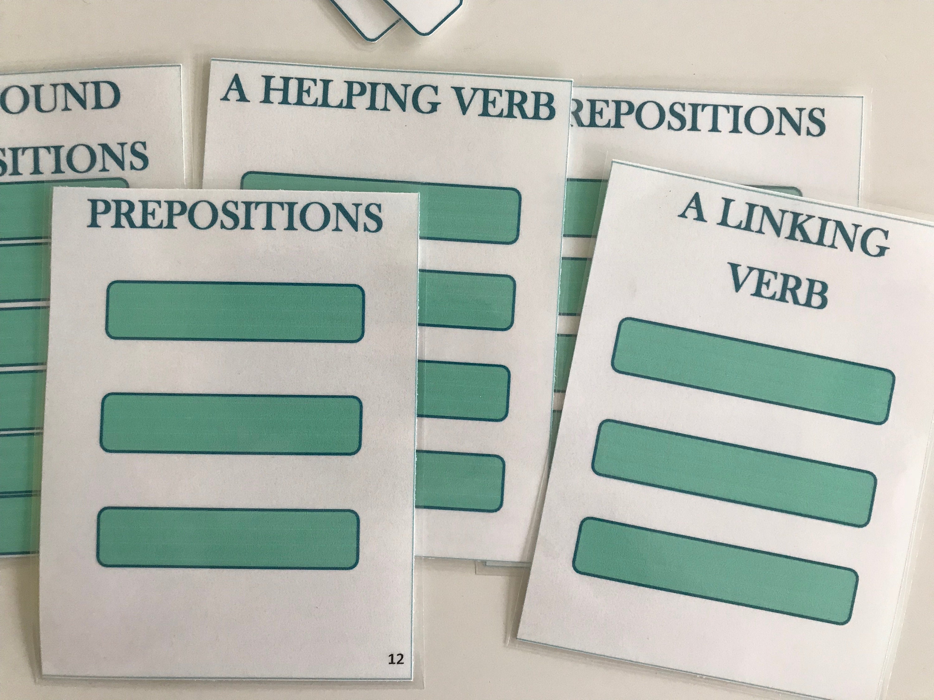 English Grammar Memory Work Cards, CYCLE 1 - Etsy