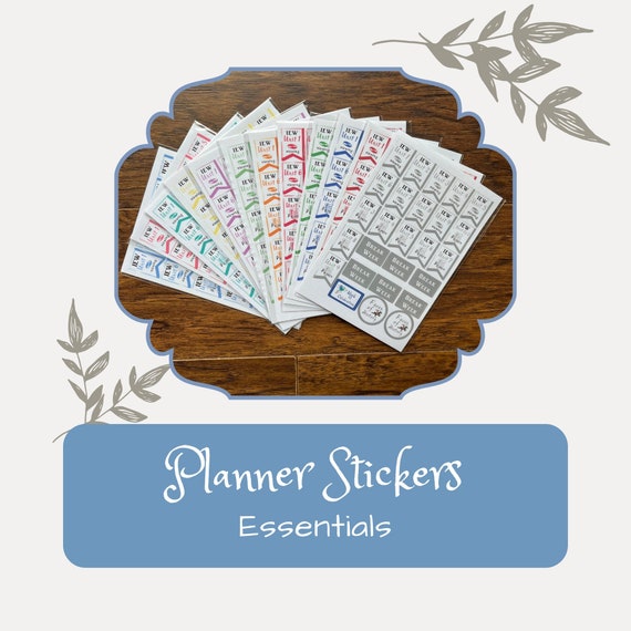 Essentials Planner Stickers - Etsy