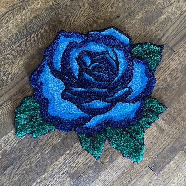 Rug With Roses - Etsy