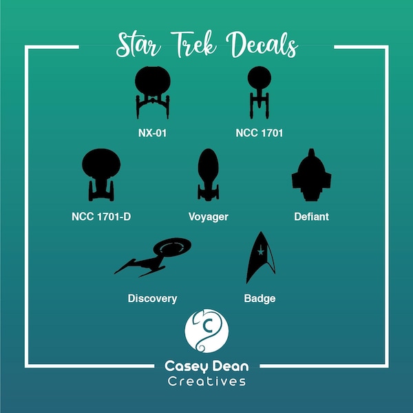 Star Trek Car Decal - Etsy