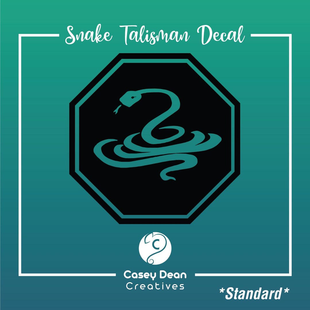 Snake Talisman Decal Sticker Jackie Chan Adventures - Etsy