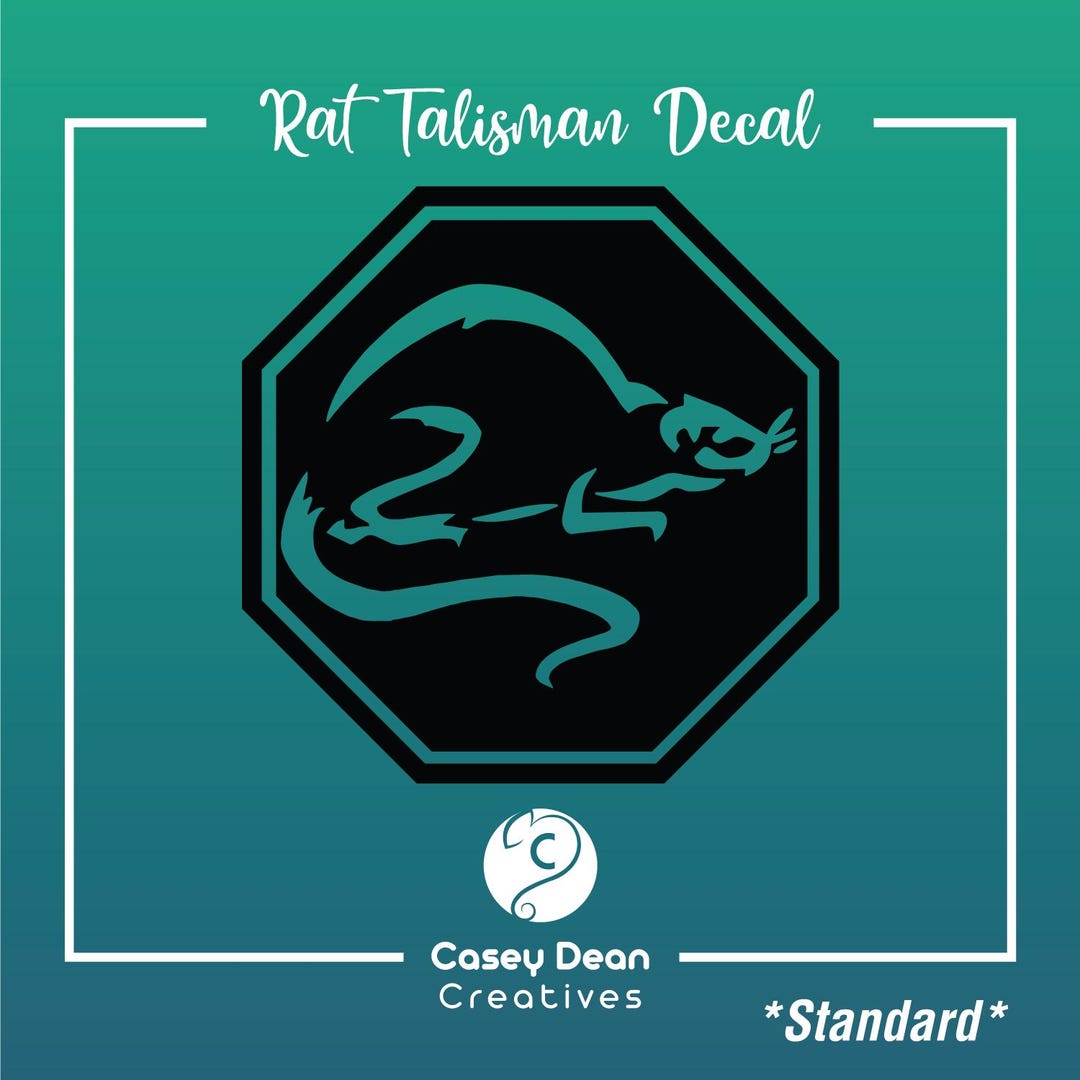 Rat Talisman Decal Sticker Jackie Chan Adventures - Etsy
