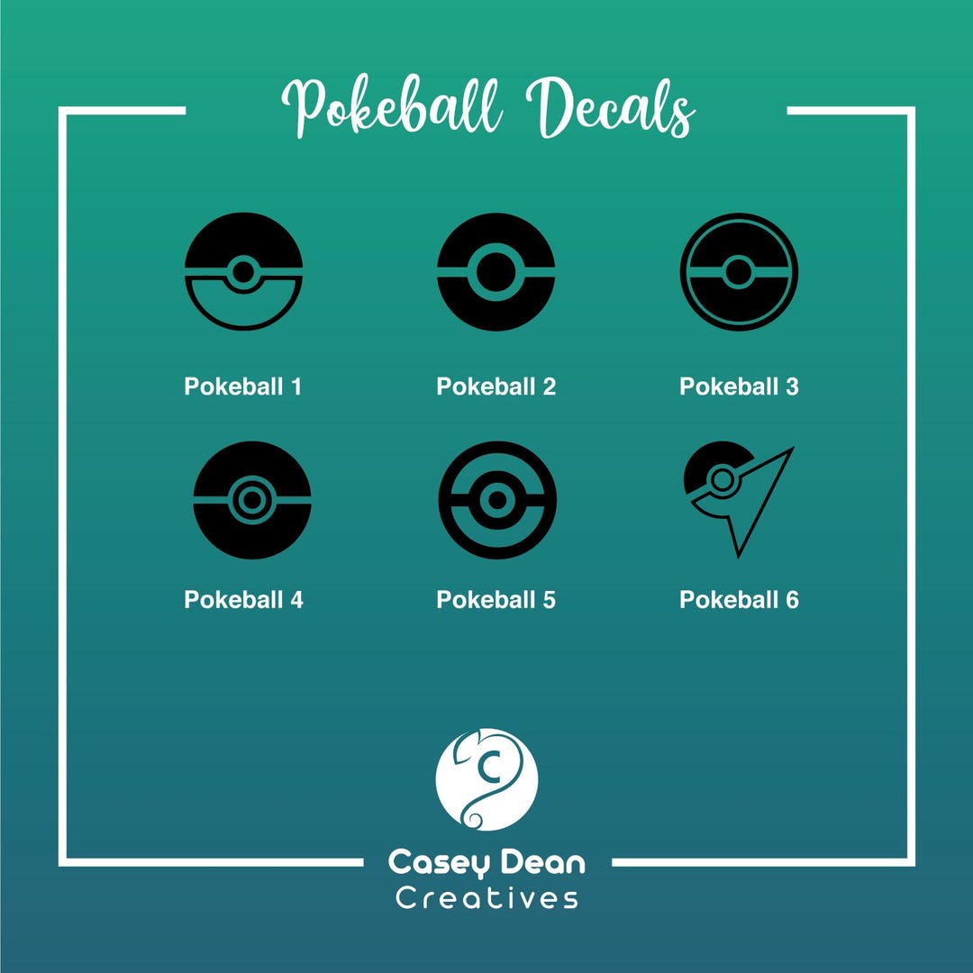 Poke Icons Decals - Etsy