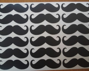 Mustache Vinyl Decal | Etsy