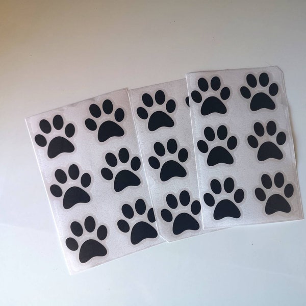 Paw Print Decal - Etsy