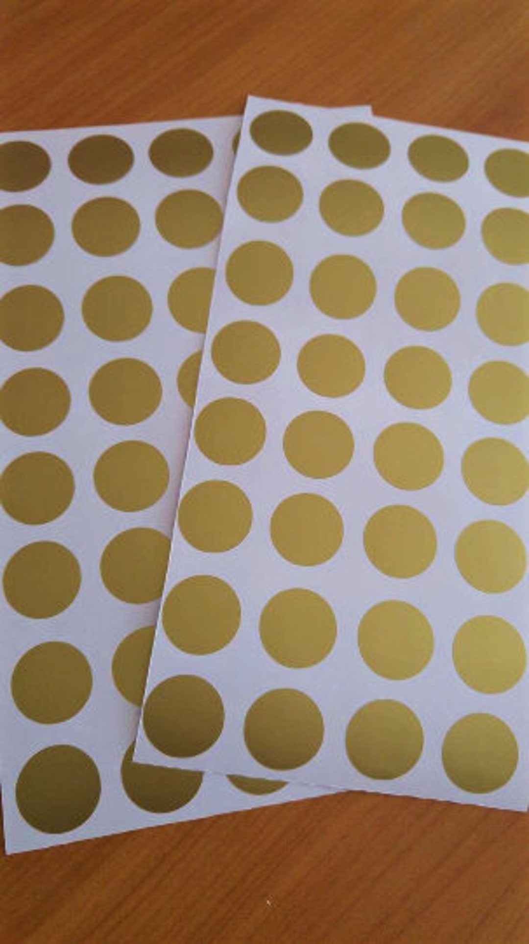 Set of 14 Polka Dot Stickers,vinyl Polka Dot Decals, Circle Envelope ...