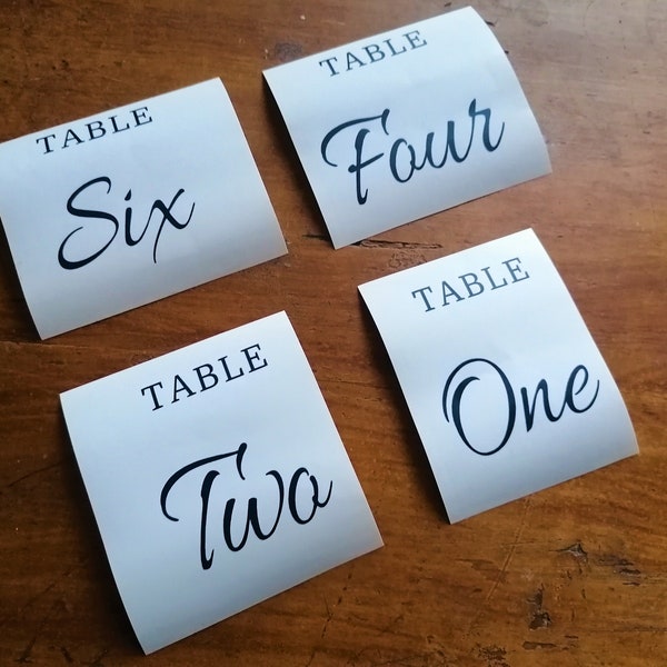 Table Top Decals - Etsy