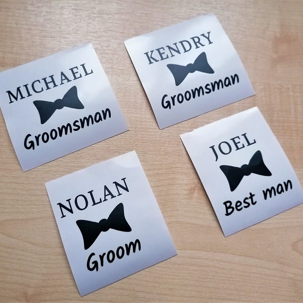 Groomsman Sticker - Etsy