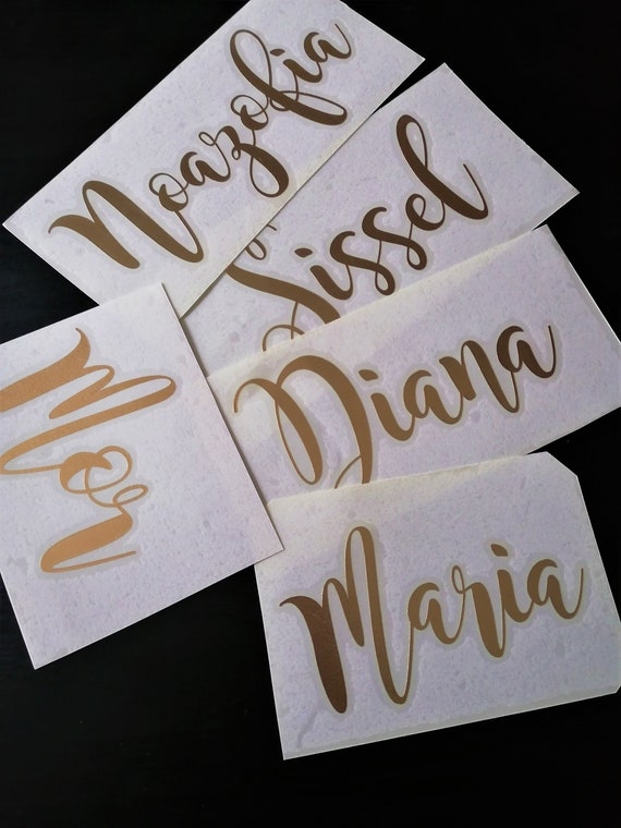 Personalized Name Stickers Decals for Wine Champagne Gin - Etsy