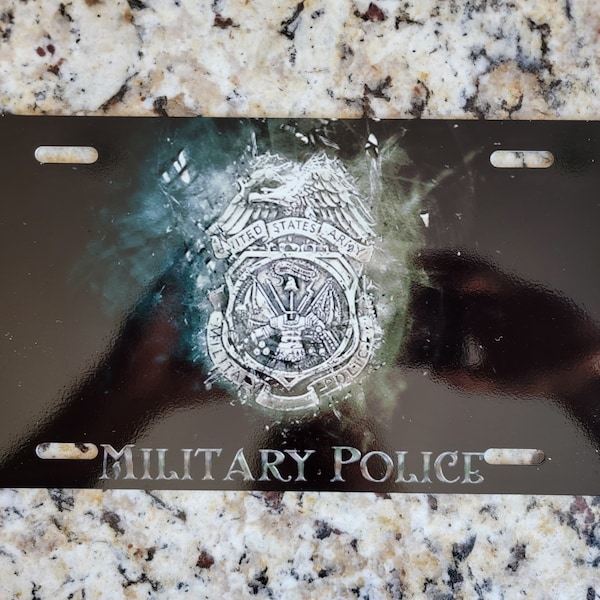 Military License Plate - Etsy