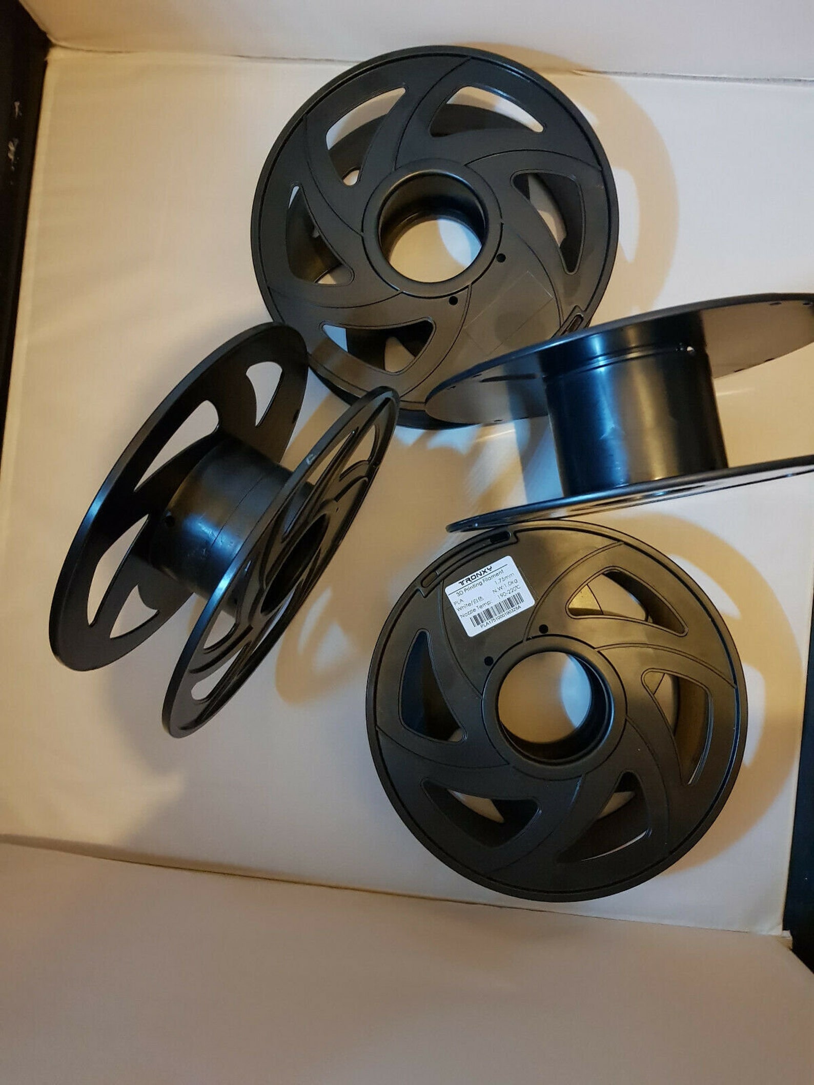 Pack of 10 Empty Cable Reel Xmas Lights Yarn Holder Feeder Reel / Spool ...