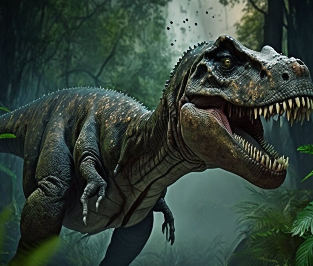 T-rex Poster Wall Art Digital Art Download to Print - Etsy