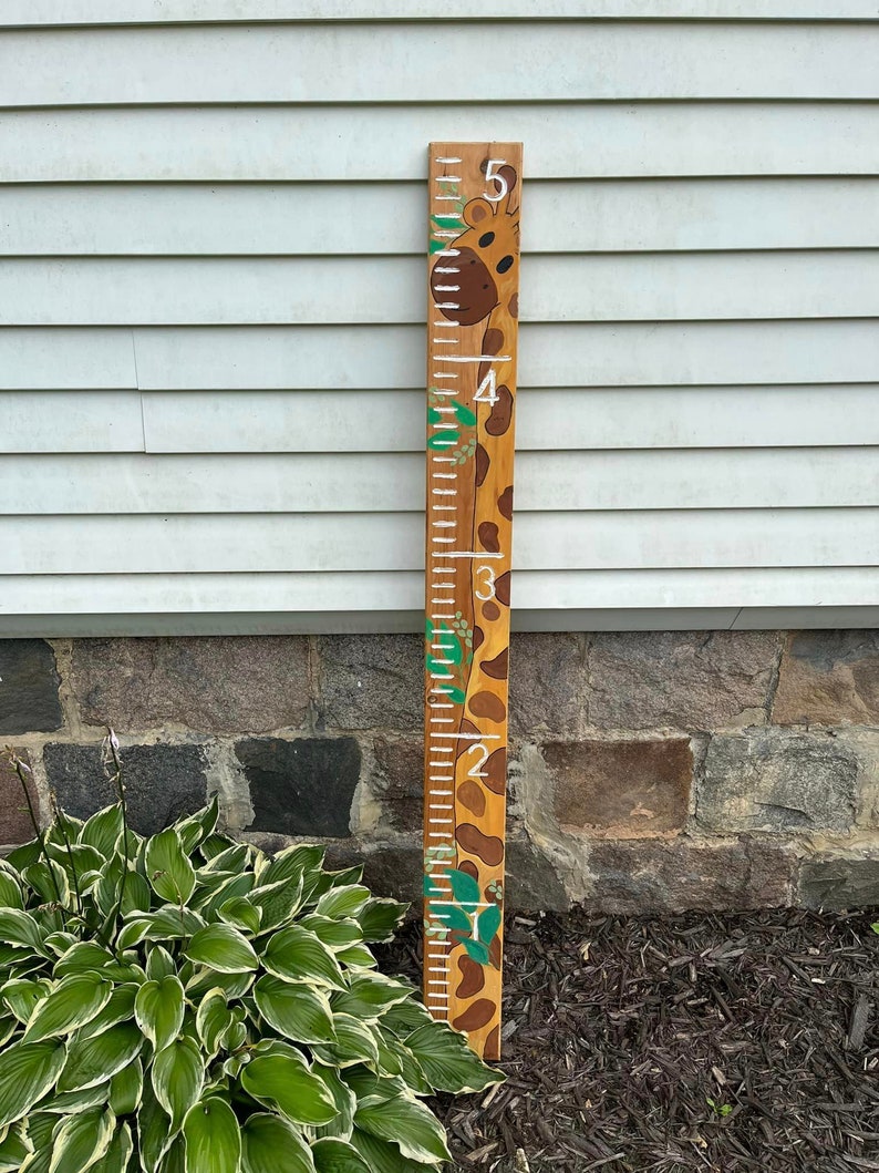 Custom Painted Growth Chart - Etsy