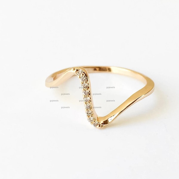 Diamond Bar Ring - Etsy