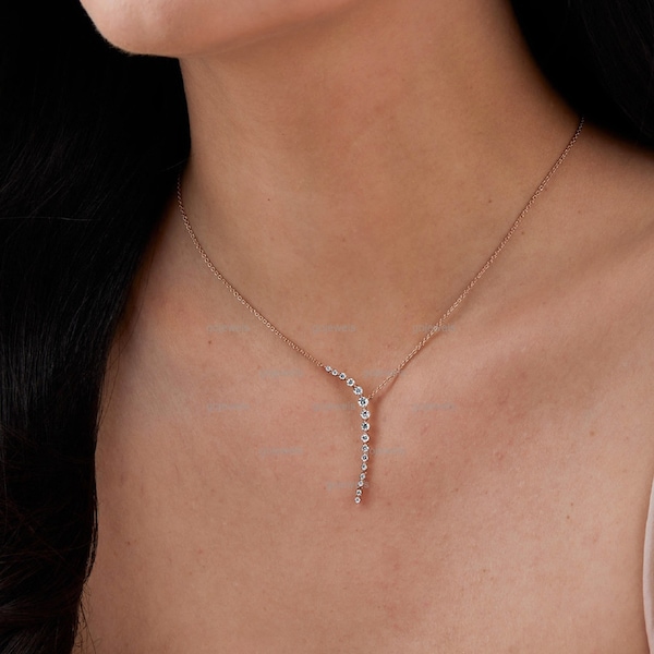 Y Drop Necklace - Etsy