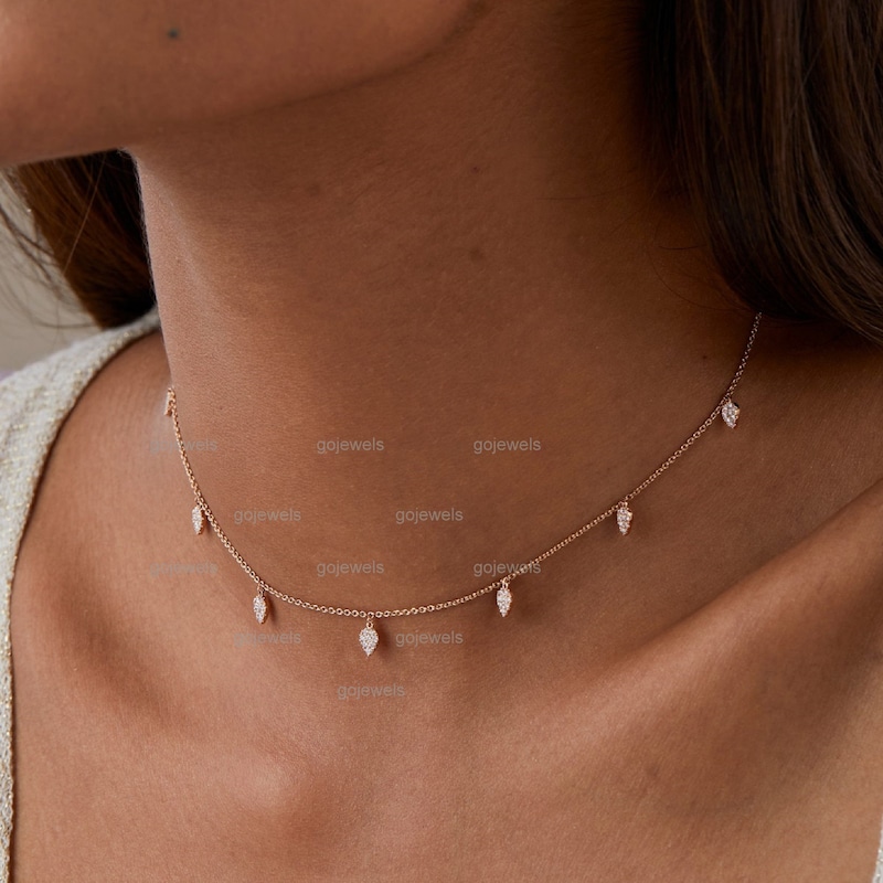 Drop Necklace - Etsy