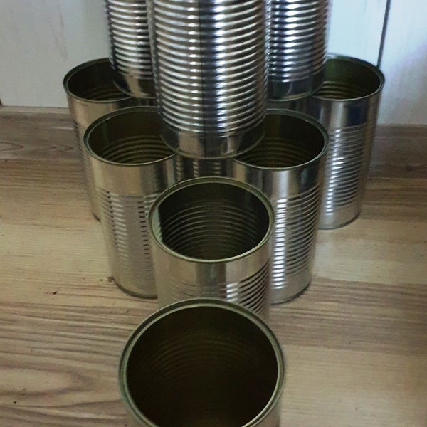 Empty Tin Cans - Etsy