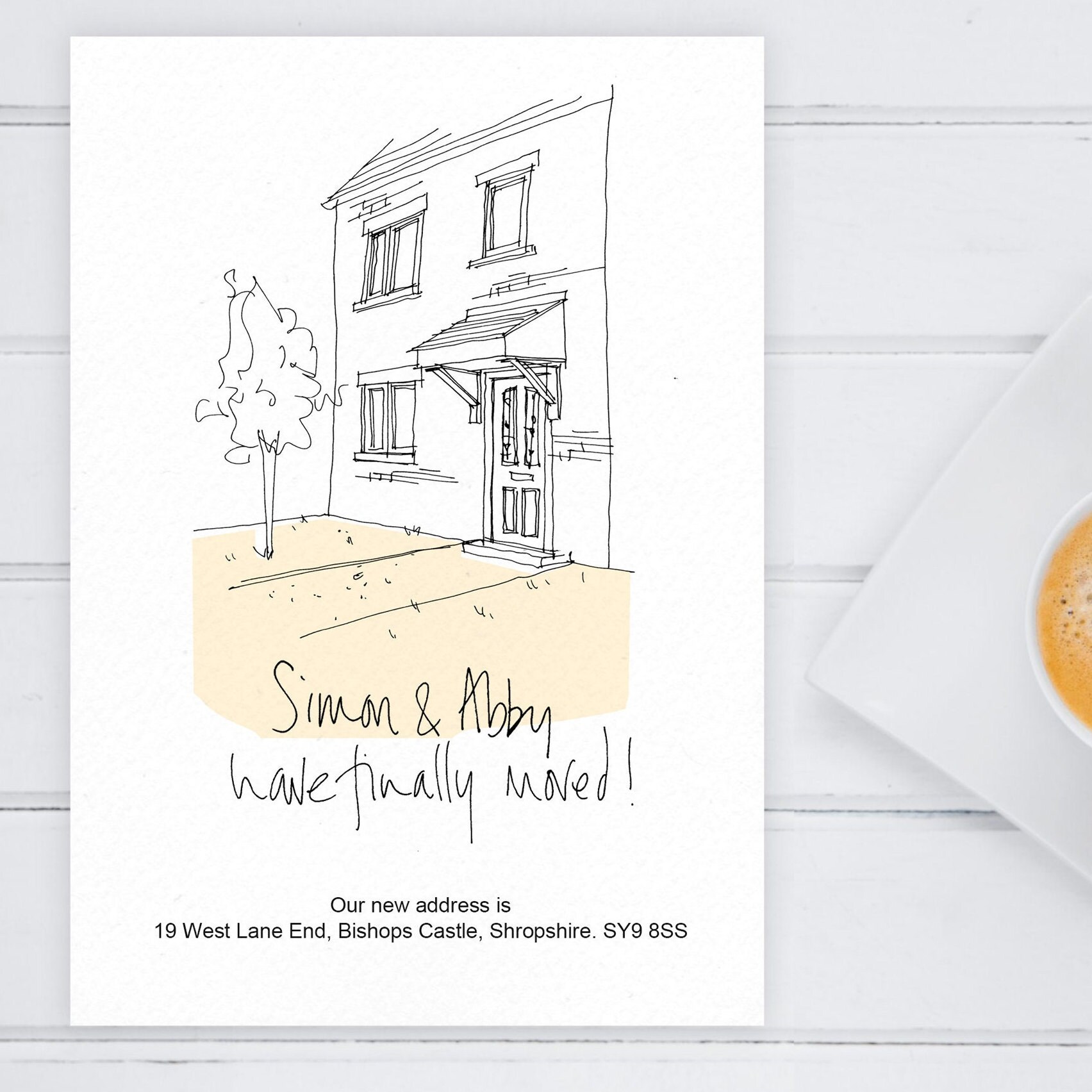 Personalised Change of Address Cards Moving Home Cards New - Etsy