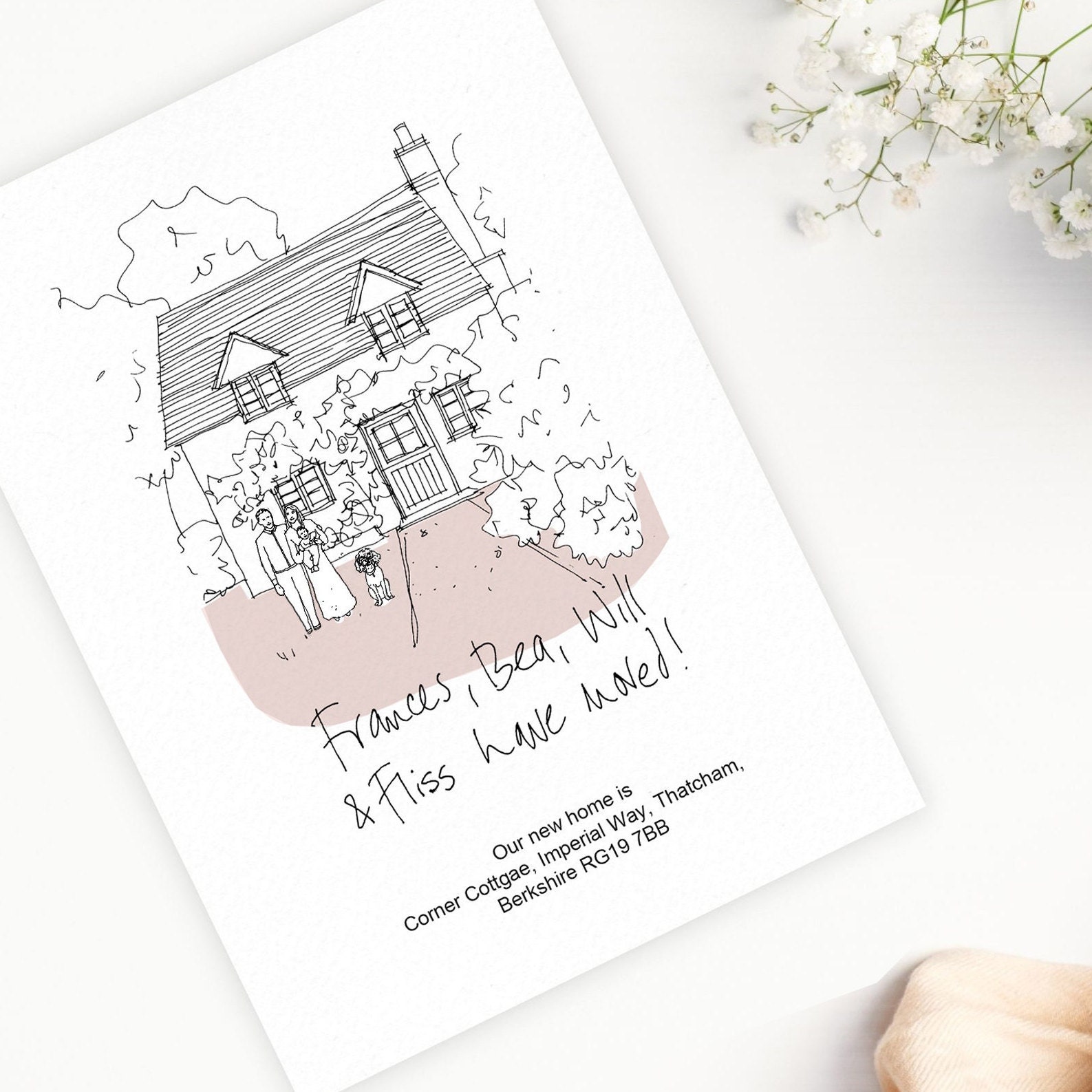 Personalised Change of Address Cards Moving Home Cards New - Etsy