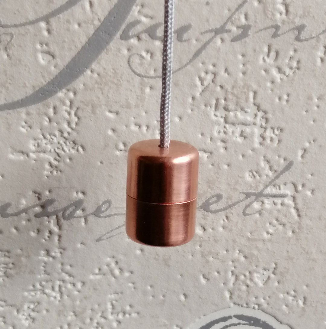 Copper Light Pull With Cord, Stubby, Switch, Retro, Vintage, Industrial ...