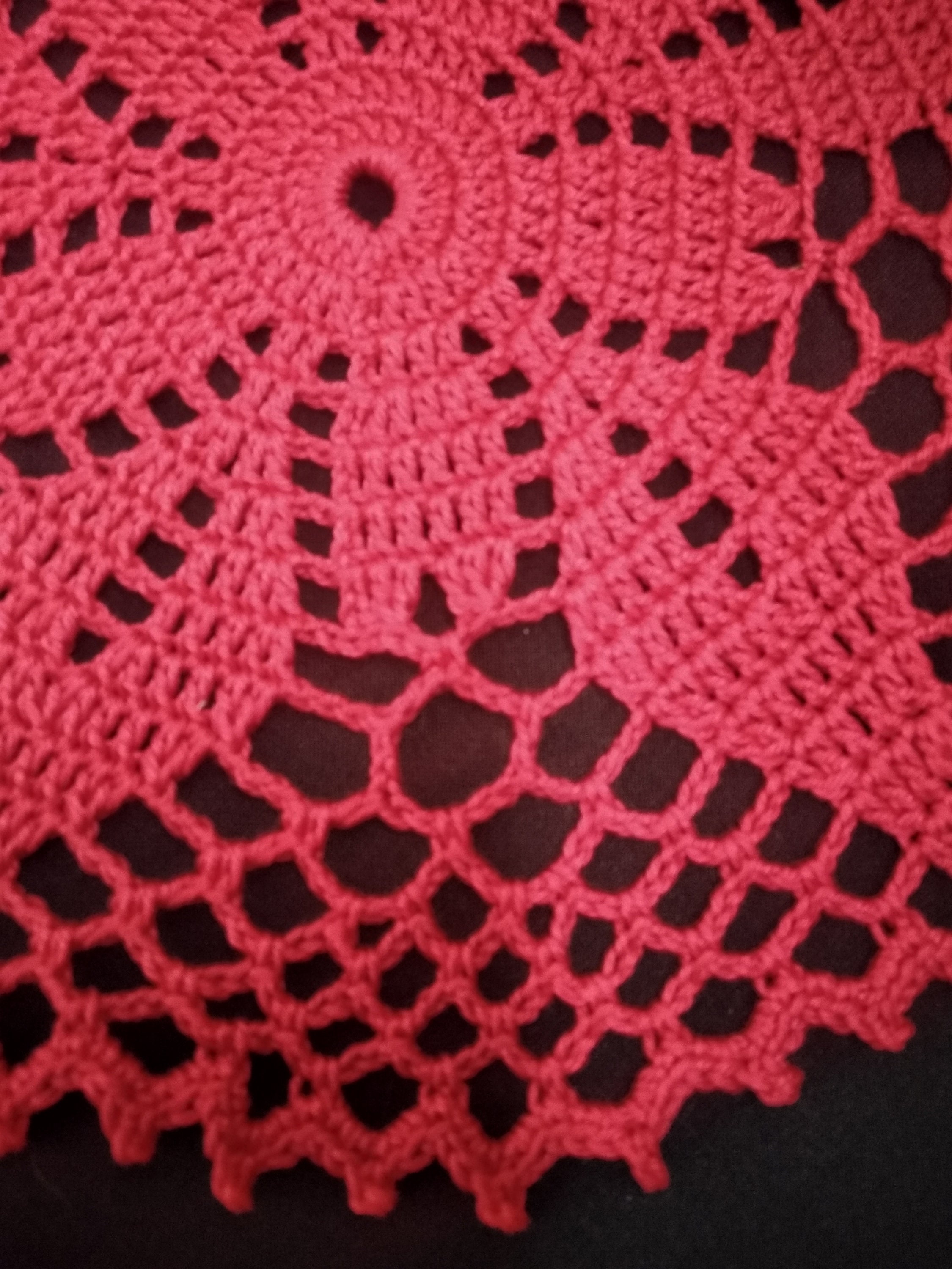 Red Doily-christmas Doily-crochet Doily-christmas Decor-gift - Etsy