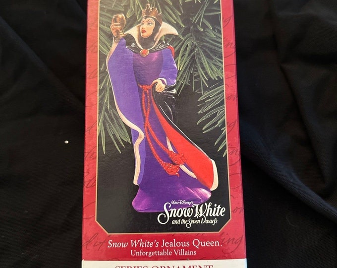 1999 Hallmark Snow White Evil Queen Ornament NIB - Etsy