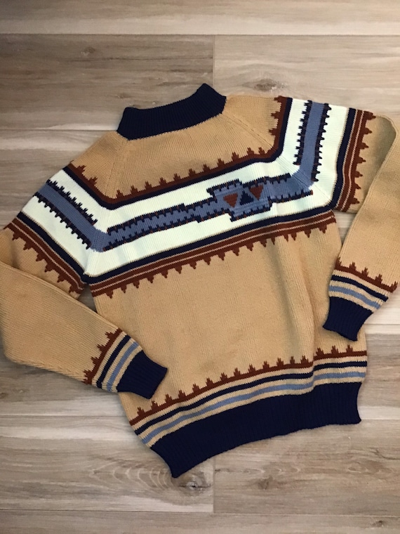 Vintage m aztec sweater - Gem