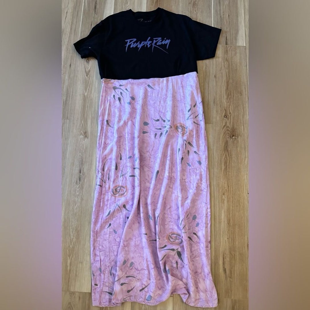 Custom Prince Band Tee Dress L - Etsy
